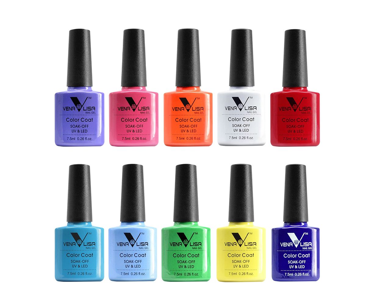 Маникюр и педикюр :: Гел лак :: Комплект за гел лак 10 х гел лак ...